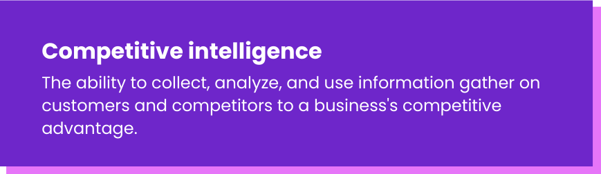 An Introduction to Competitive Intelligence